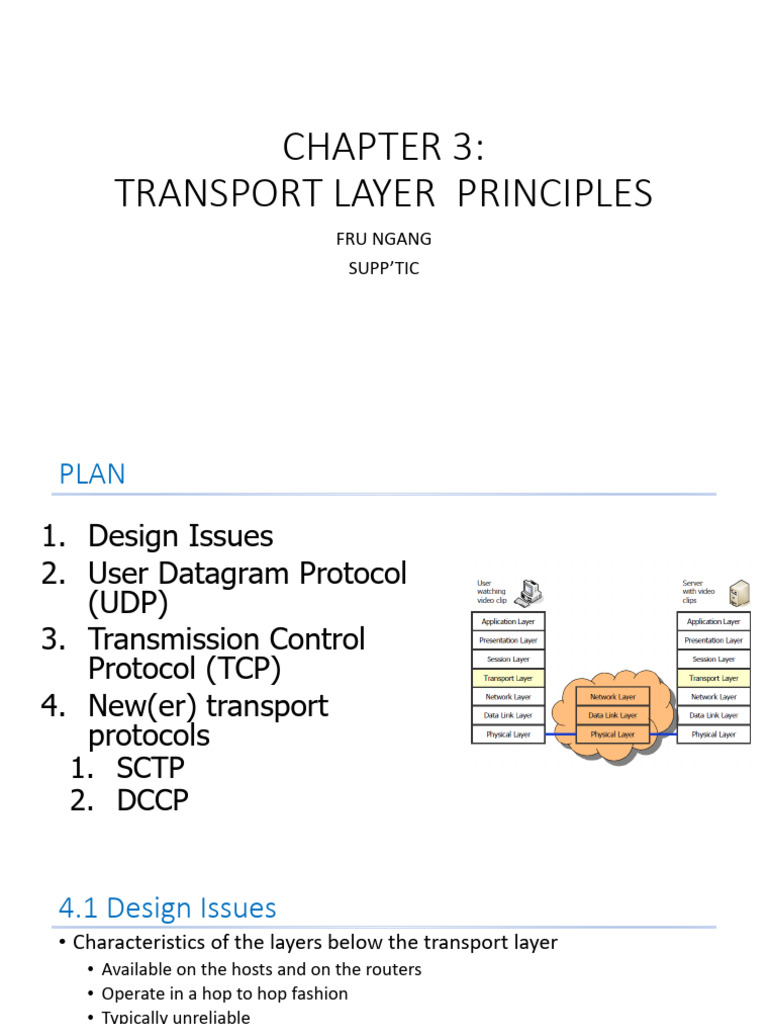 Chapter 3 Transport Layer Principles | PDF