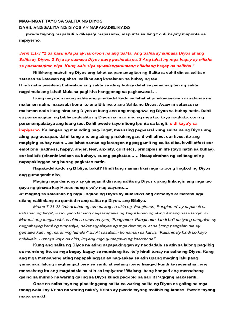 BIBLIYA | PDF