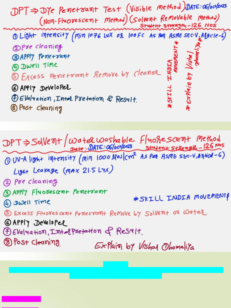 NDT PT MT_Acceptance Criteria | PDF
