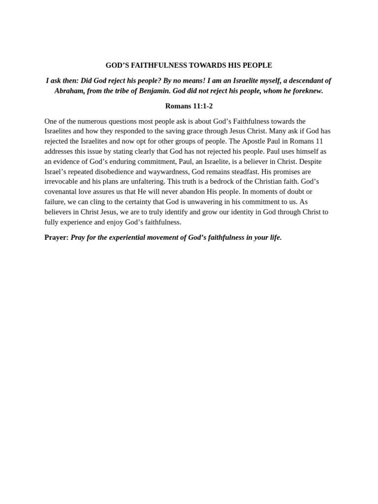 Devotional Guide September 24 | PDF | Epistle To The Romans | Philosophy