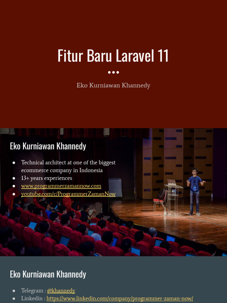 Laravel Fitur Baru Laravel 11 | PDF | Software Development | Php
