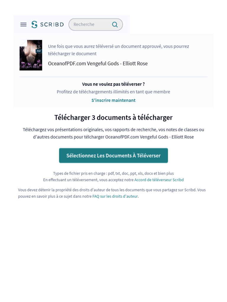 Téléverser Un Document - Scribd | PDF
