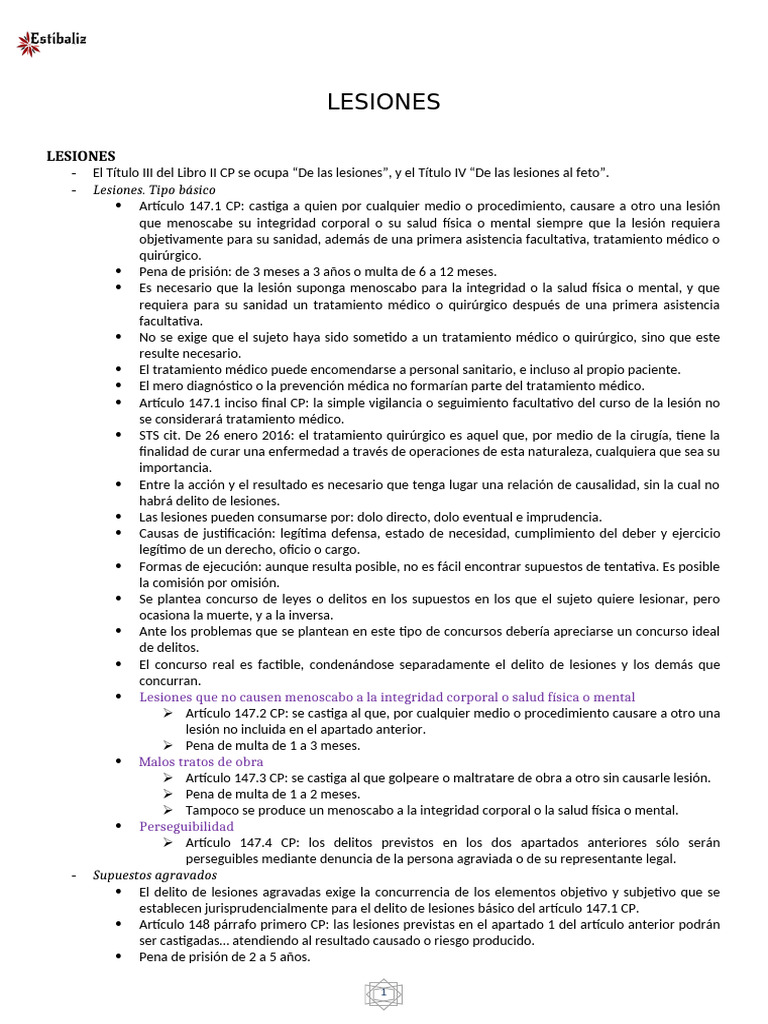 Tema 3 - Lesiones | PDF