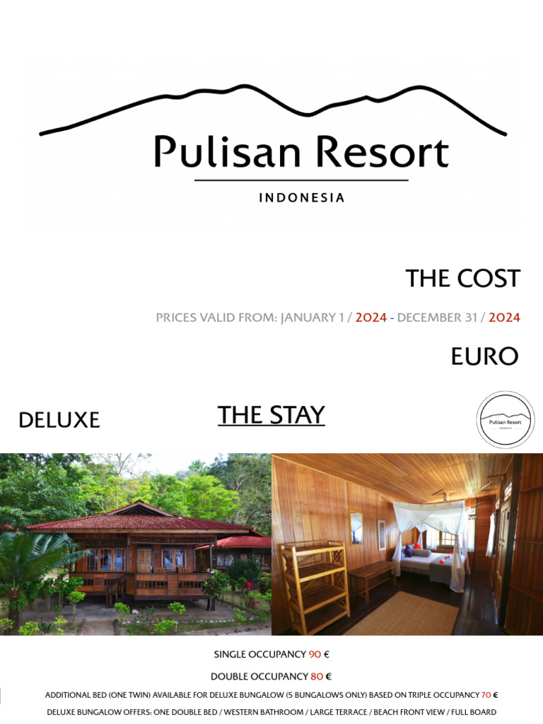Pulisan Resort Price List 2024 Euro SM Updated | PDF | Scuba Diving ...