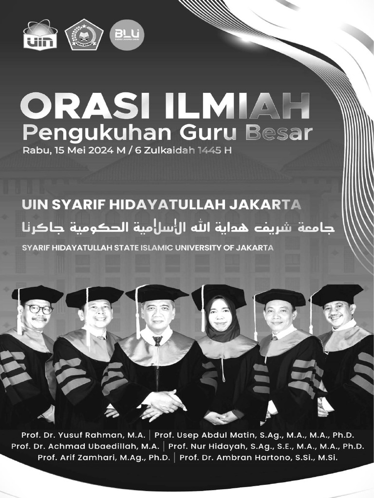 Orasi Ilmiah - Uin 150524 Baru-Bgt | PDF