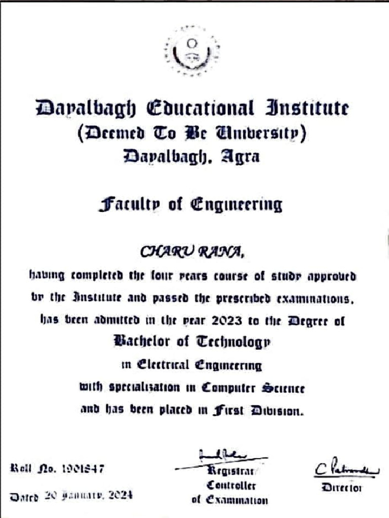 Graduation Certificate Pdf