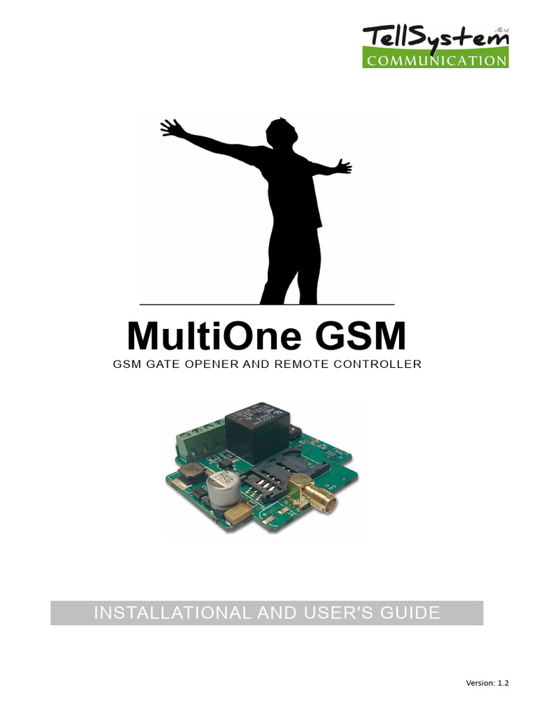 TellSystem MultiOne GSM en | PDF