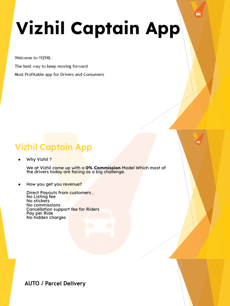 Vizhil Captain App - AUTO | PDF