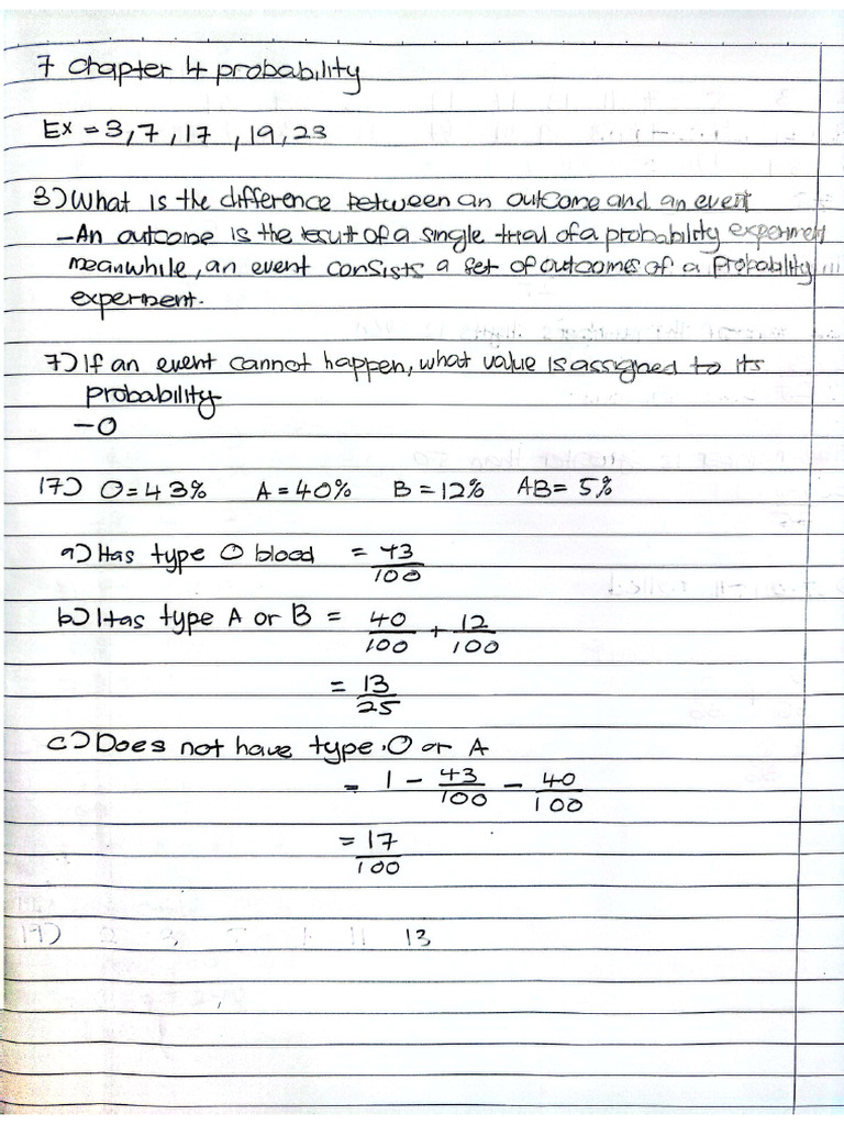 Statistics Chapter 4 | PDF