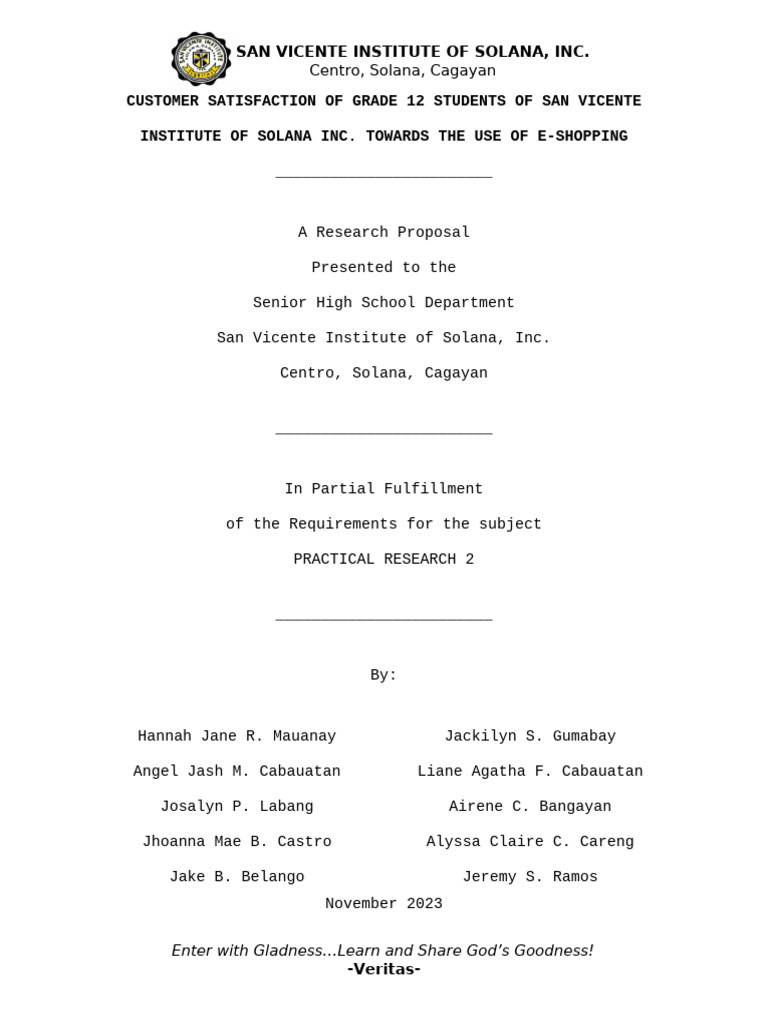 PR2 Revised | PDF | Survey Methodology | Business