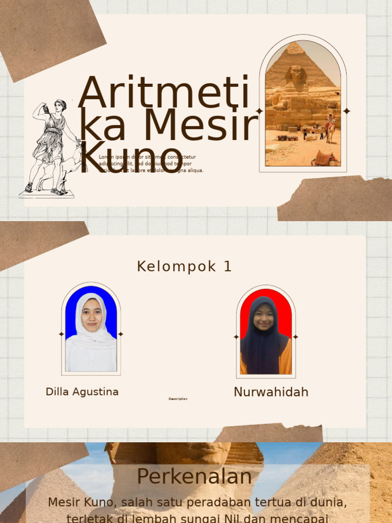 Kelompok 1. Aritmetika Mesir Kuno | PDF