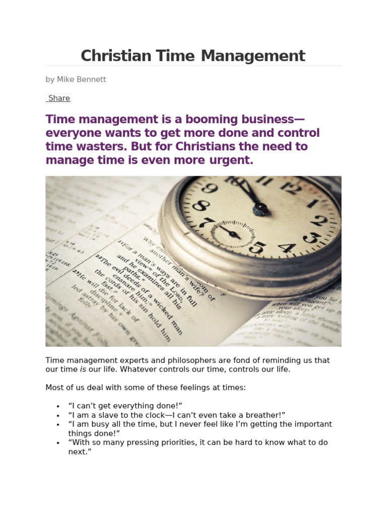 Christian Time | PDF