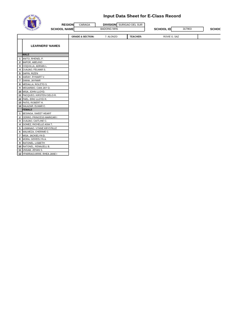 Grade 11 - Alonzo | PDF