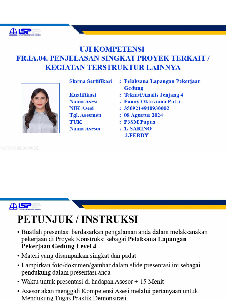 Teknisi Gedung Vanny | PDF