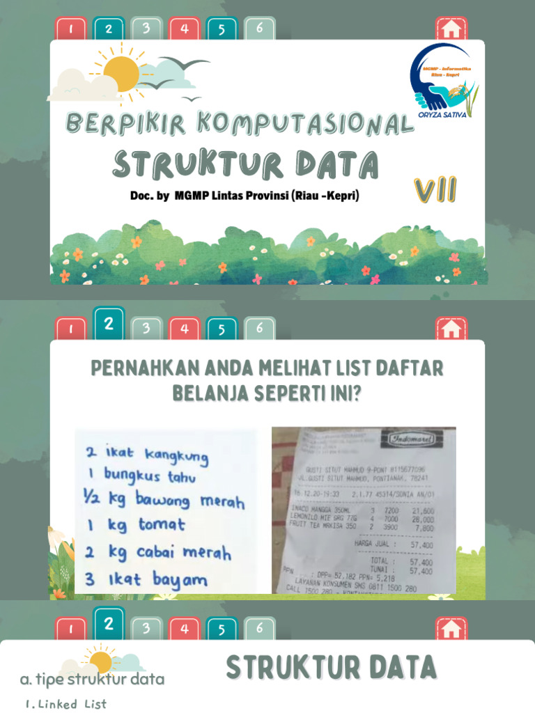 KELAS VII - BERPIKIR KOMPUTASIONAL (STRUKTUR DATA) | PDF