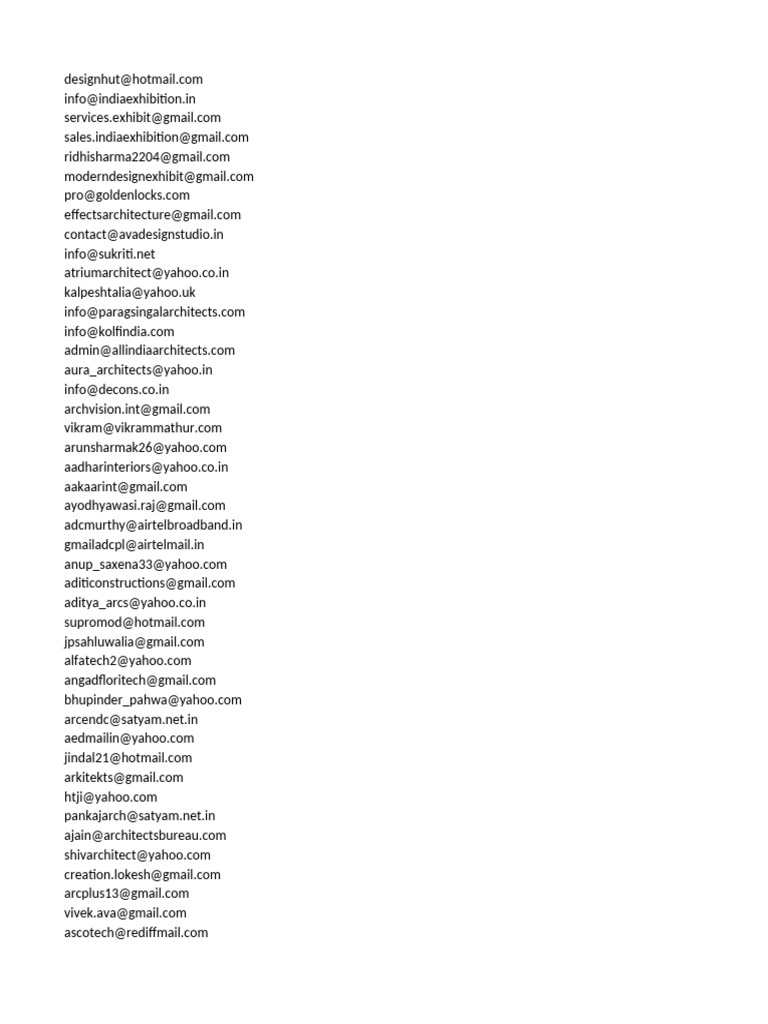 Email List 2 | PDF