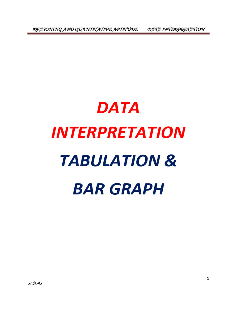 Table and Bar | PDF