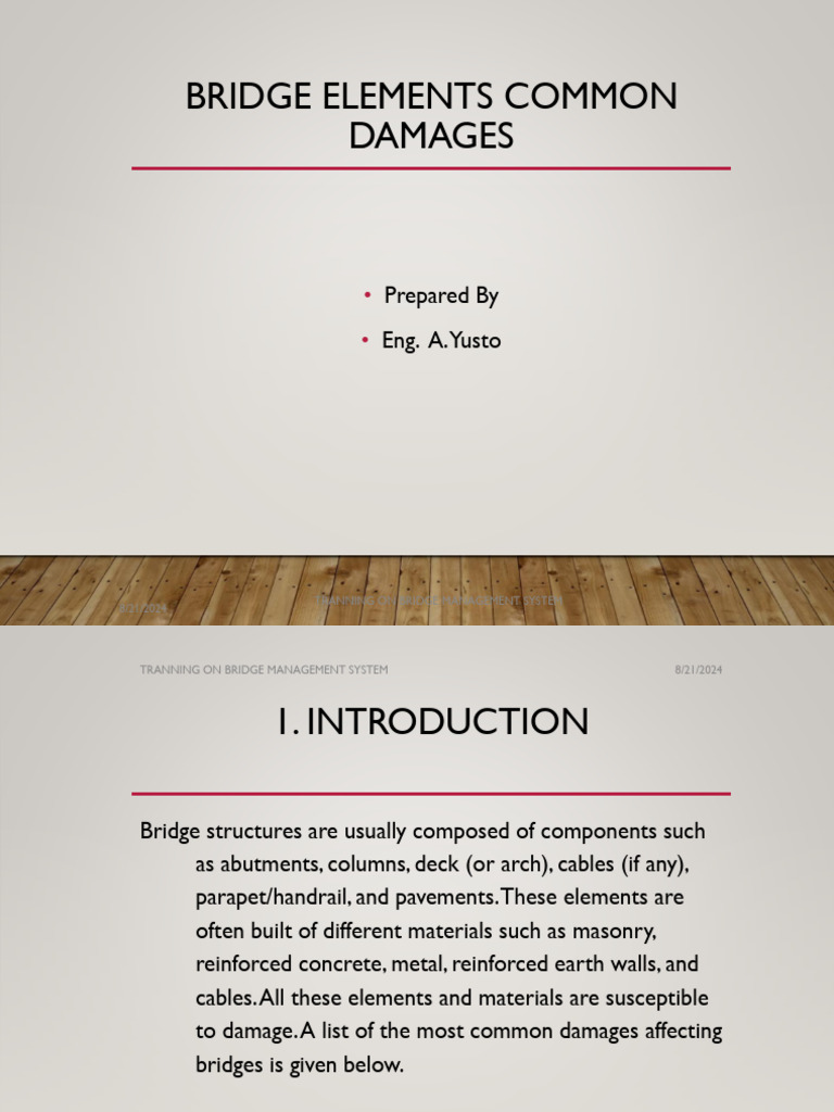 Bridge Elements Common Damages | PDF | Concrete | Corrosion