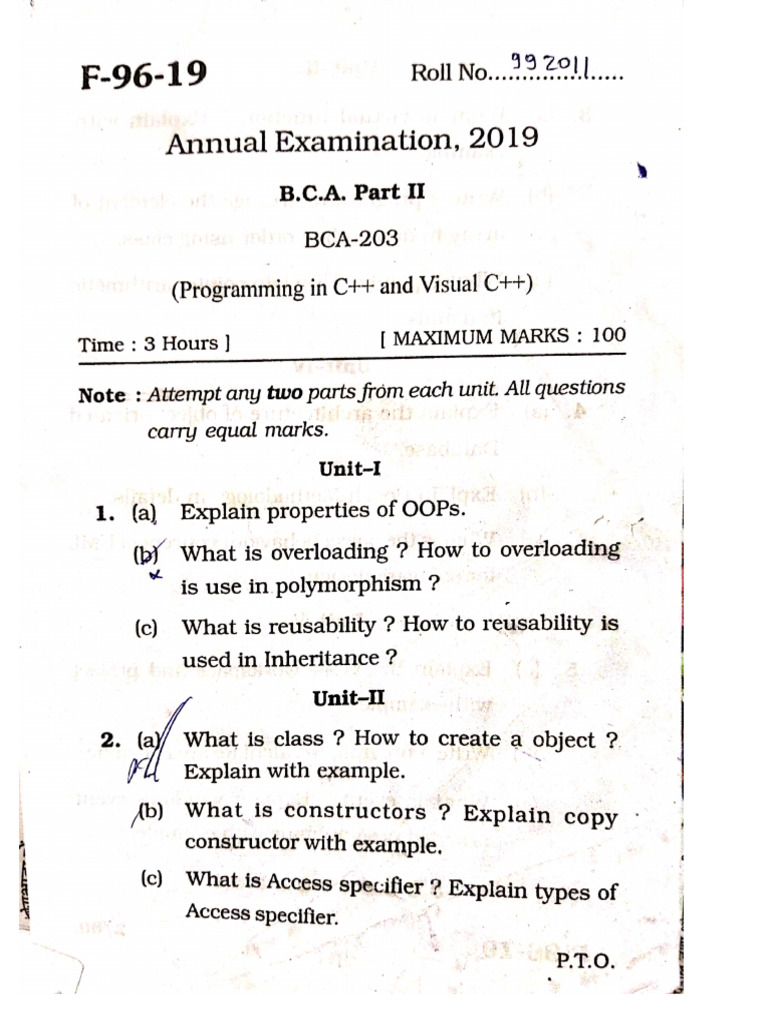 C++ Programming Papers | PDF