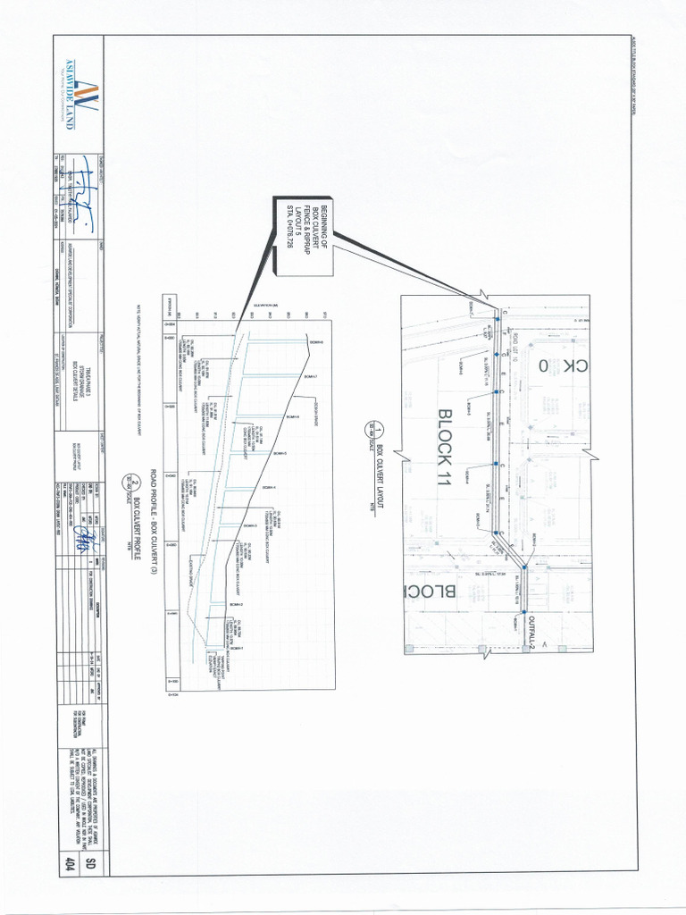 Trvph3-Storm Drainage-Box Culvert Elevation-R00 | PDF