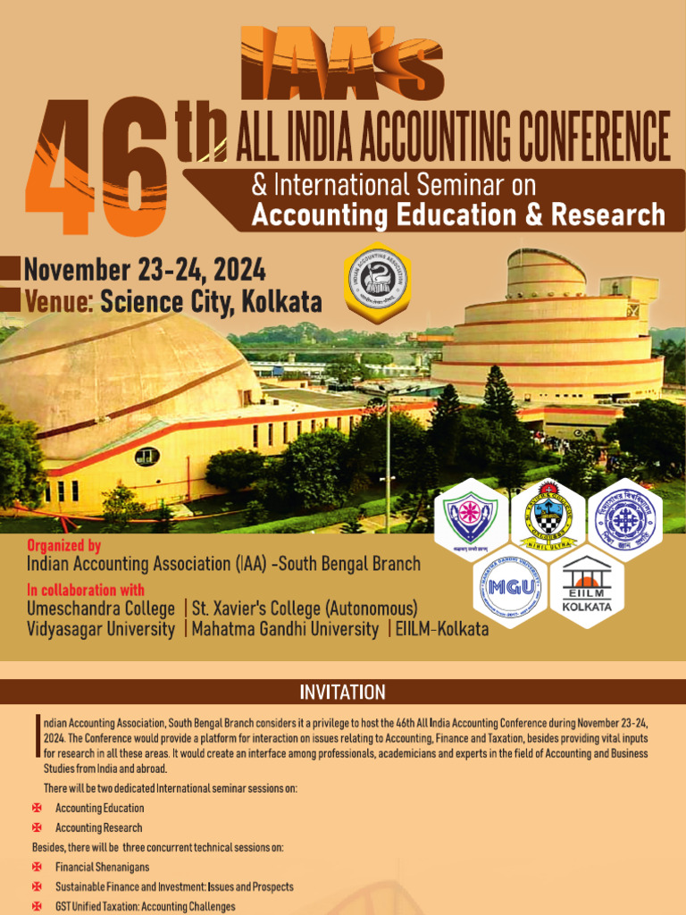 46th IAA All India Annual Conference Brochure | PDF