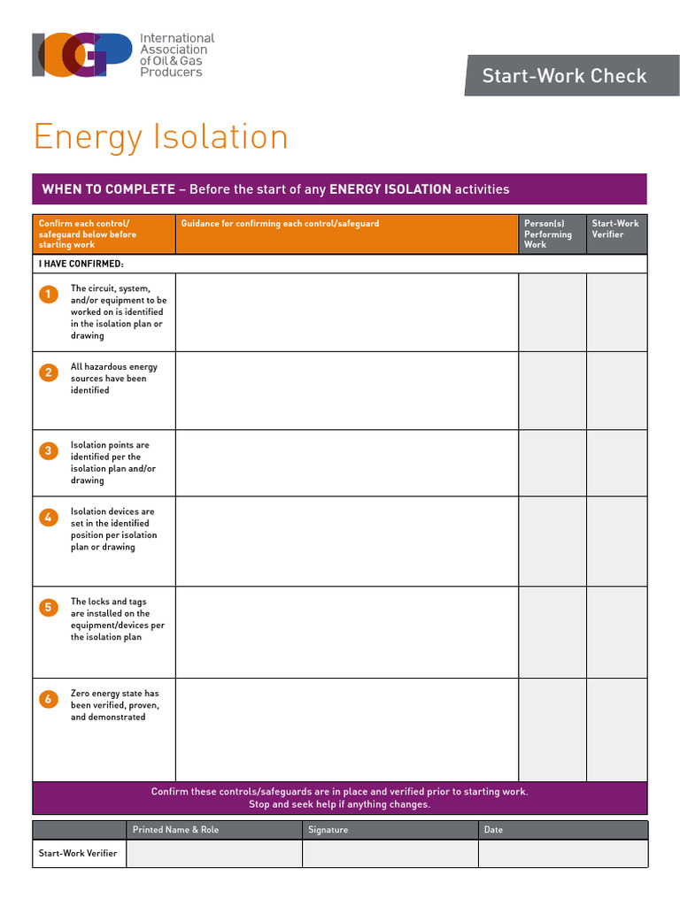 SWC - Energy Isolation_EDITABLE (1) | PDF