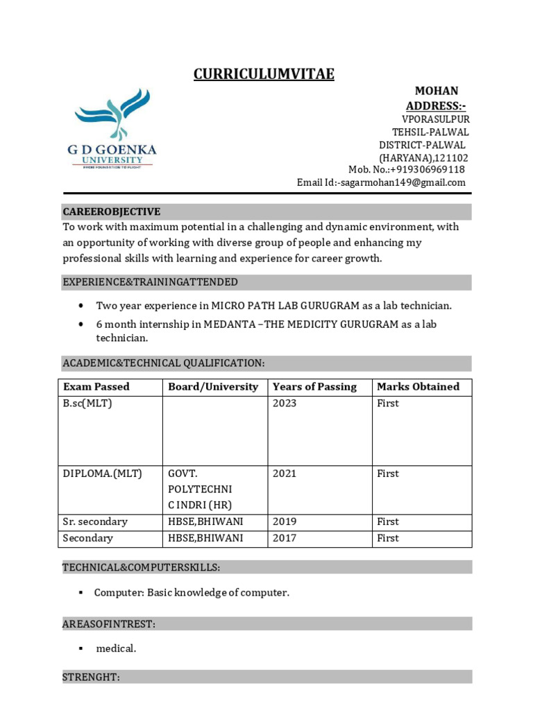 Mohan Resume | PDF