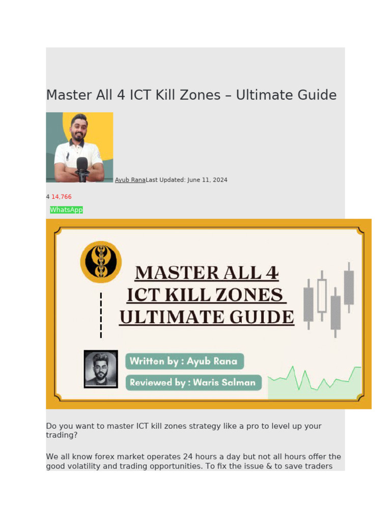 Ict Killzones | PDF