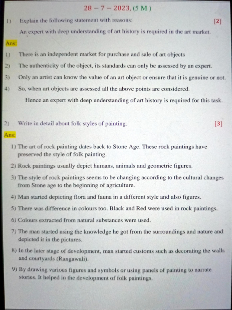 CH 4 History of Indian Arts | PDF
