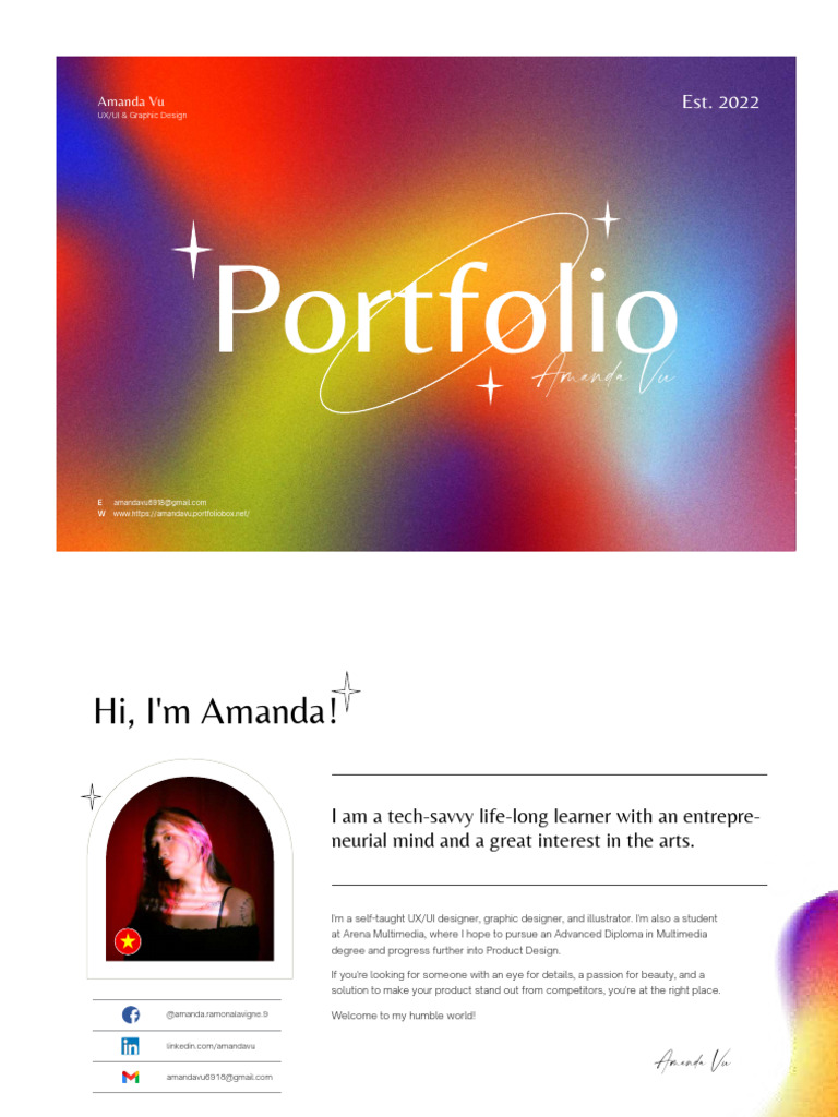 Amanda Vu Portfolio | PDF