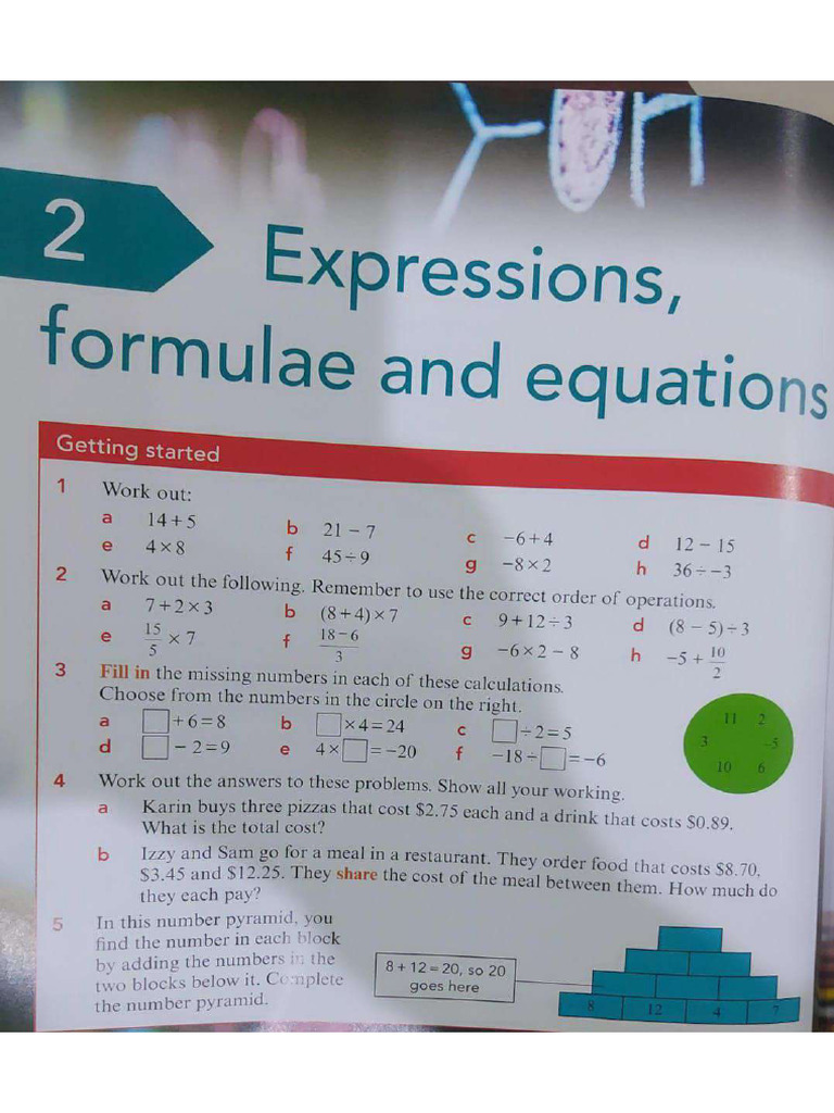 GRADE 6 IGCSE CH 3 | PDF