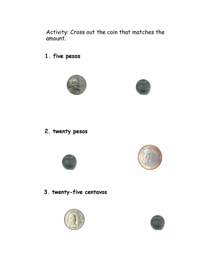 Activity Coins | PDF