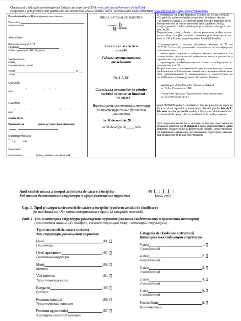 Cercetare Statistică Anuală | PDF