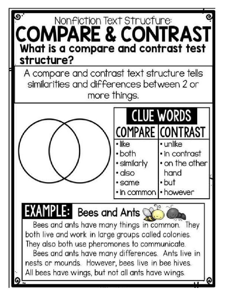Compare and Contrast | PDF