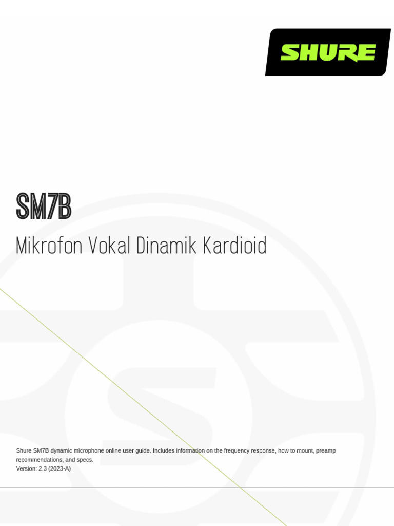 SM7B Guide Id-ID | PDF