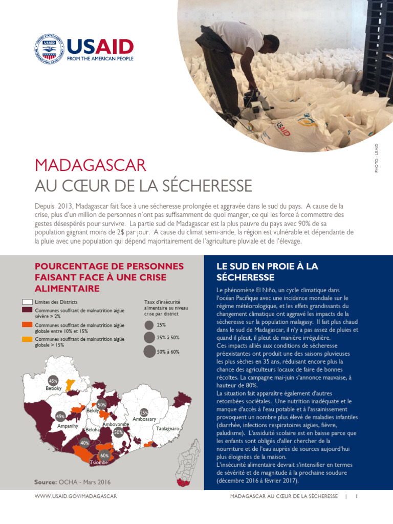 Madagascar Drought Fact Sheet 052416 FR | PDF