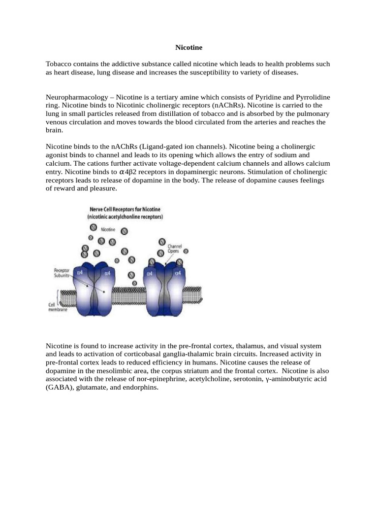 Nicotine, Cough Syrup, Delusions | PDF