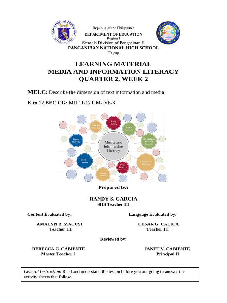 MIL q2 Week 2 | PDF
