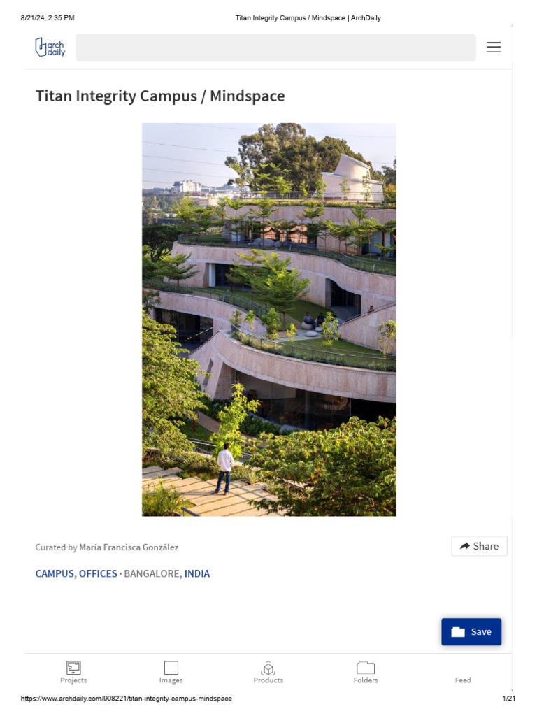 Titan Integrity Campus - Mindspace - ArchDaily | PDF