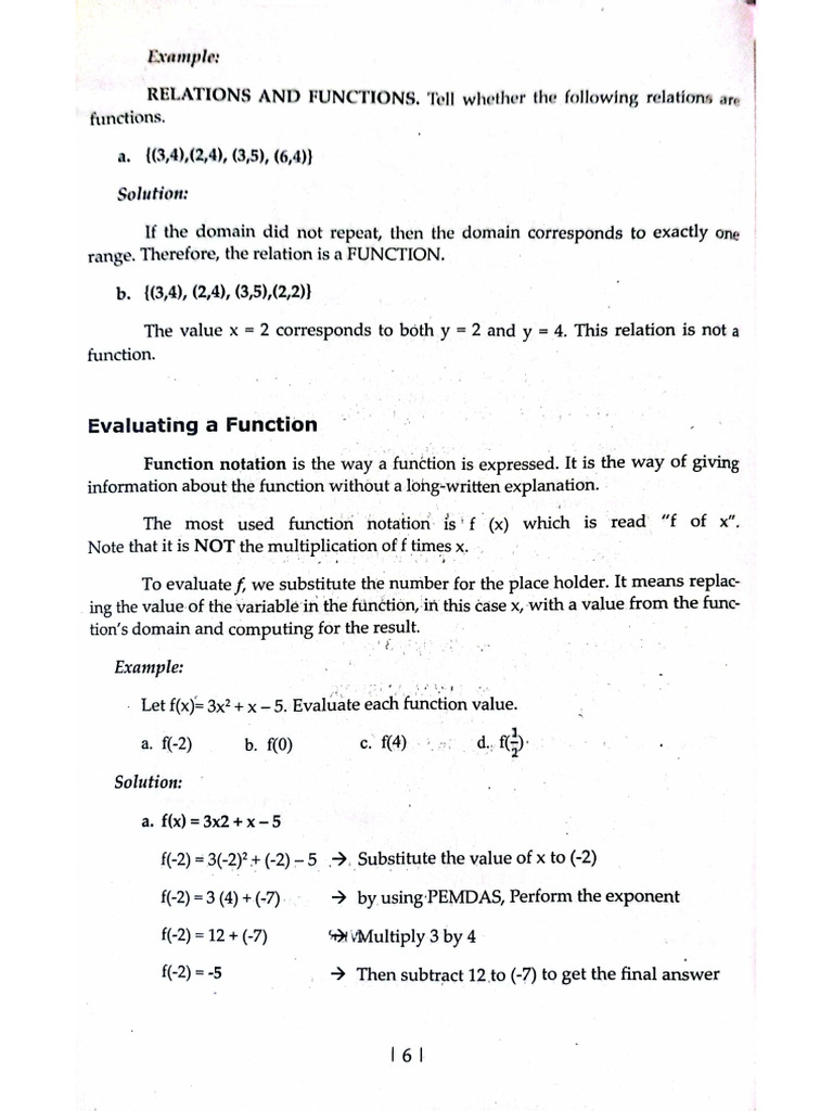 Evaluating Function | PDF
