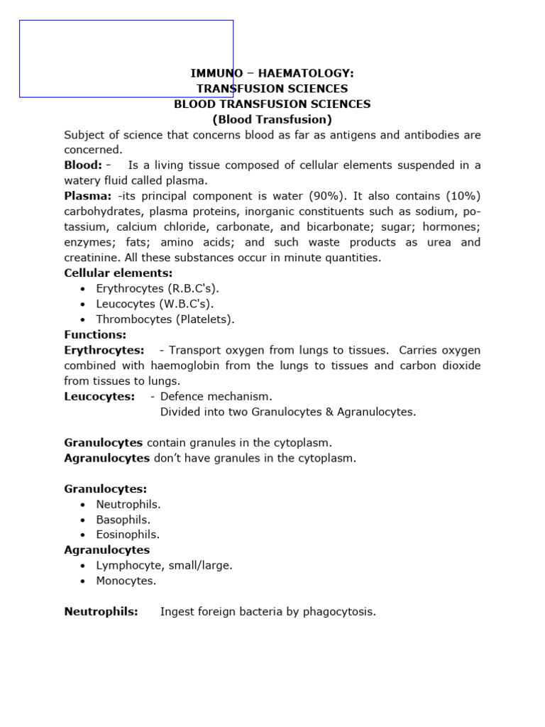 BT Notes-2-1-1 | PDF
