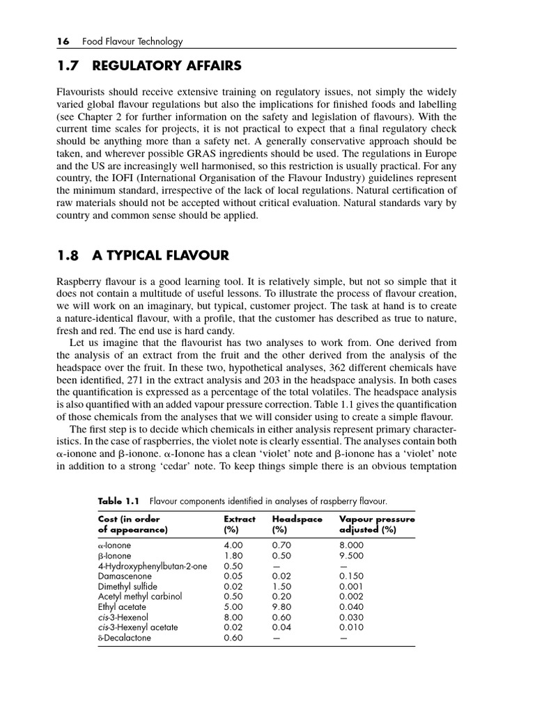 Creating-And-Formulating-Flavours - John Wright - Chapter 1 - p16-18 - A Typical Flavor Creation ...