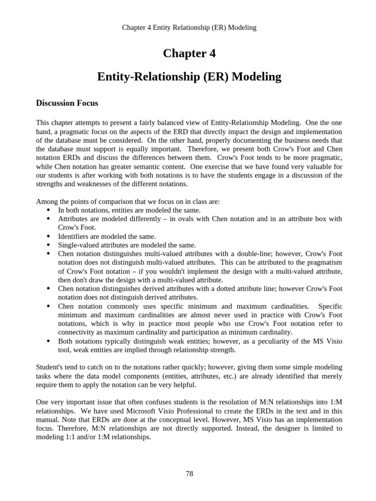 Entity Relationship Modeling Ed13 | PDF