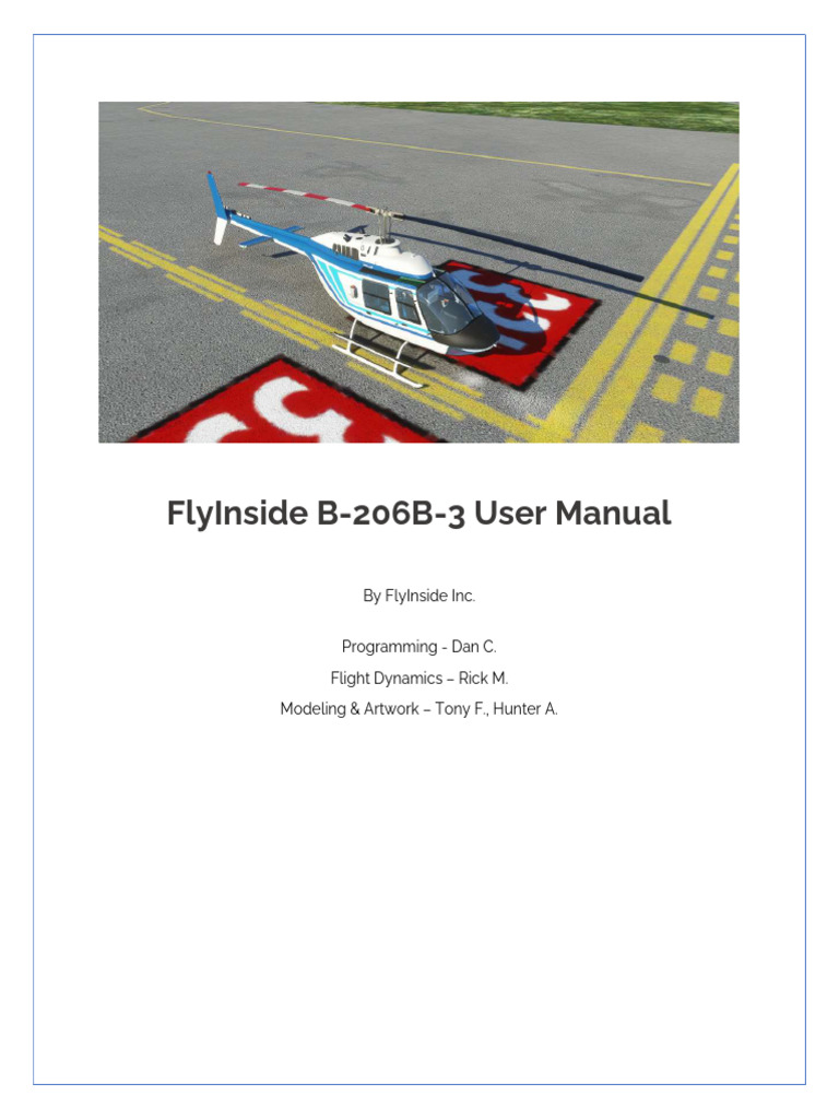 FlyInside B206 User Manual | PDF