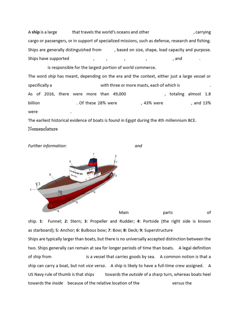 A Ship | PDF