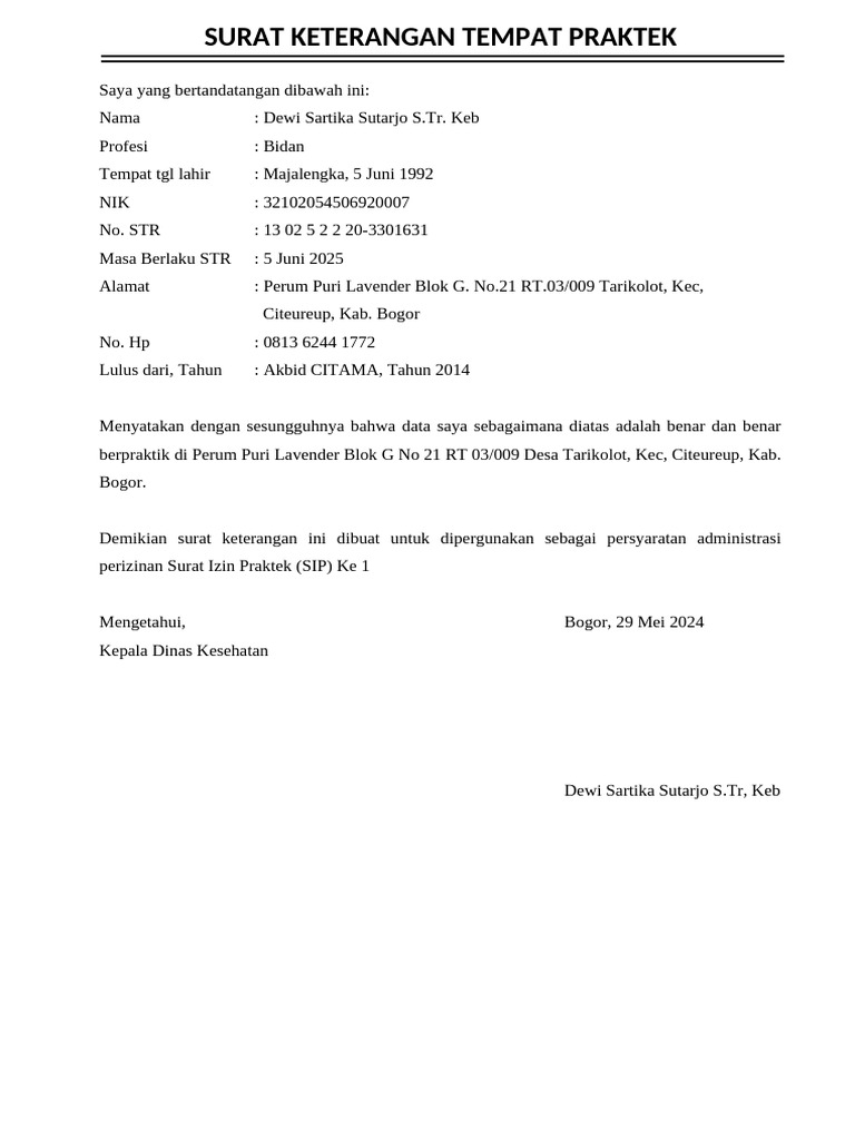 Format Formulir Baru Fix | PDF