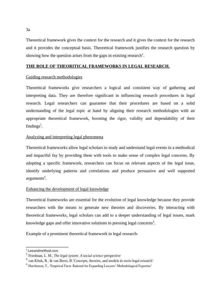 Theoretical Framework | PDF