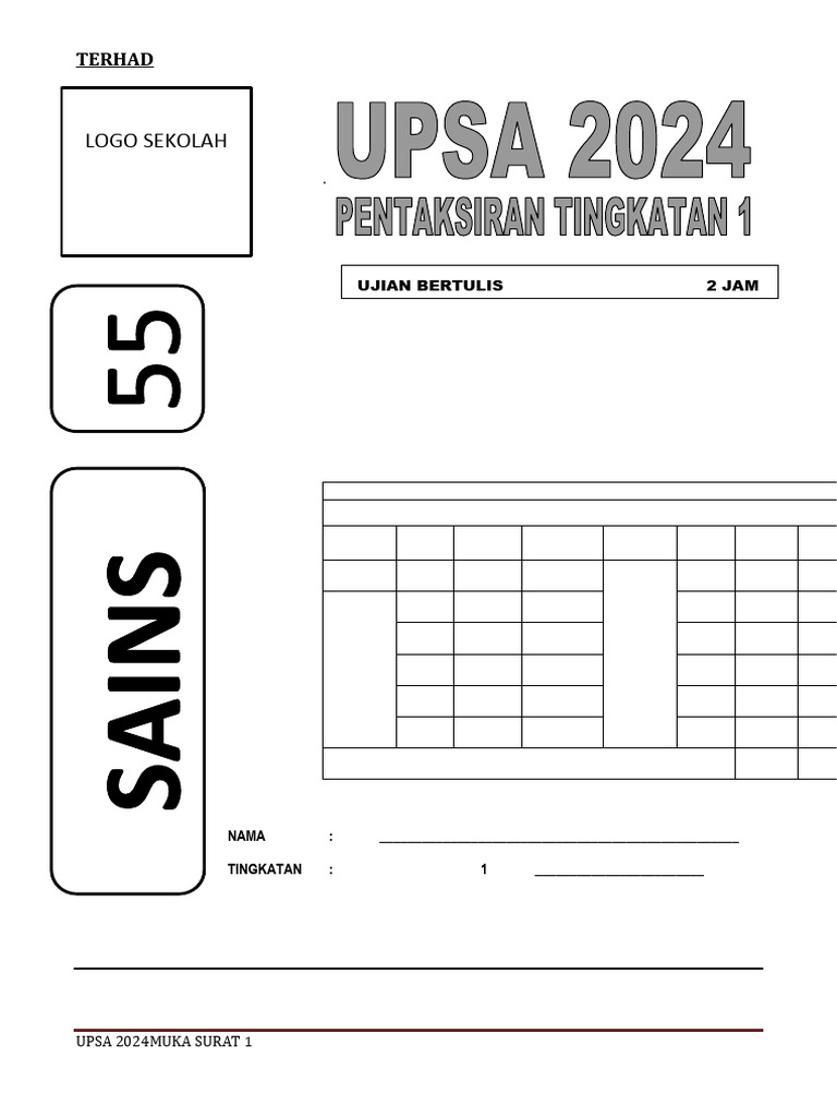 Logo Sekolah: Terhad | PDF