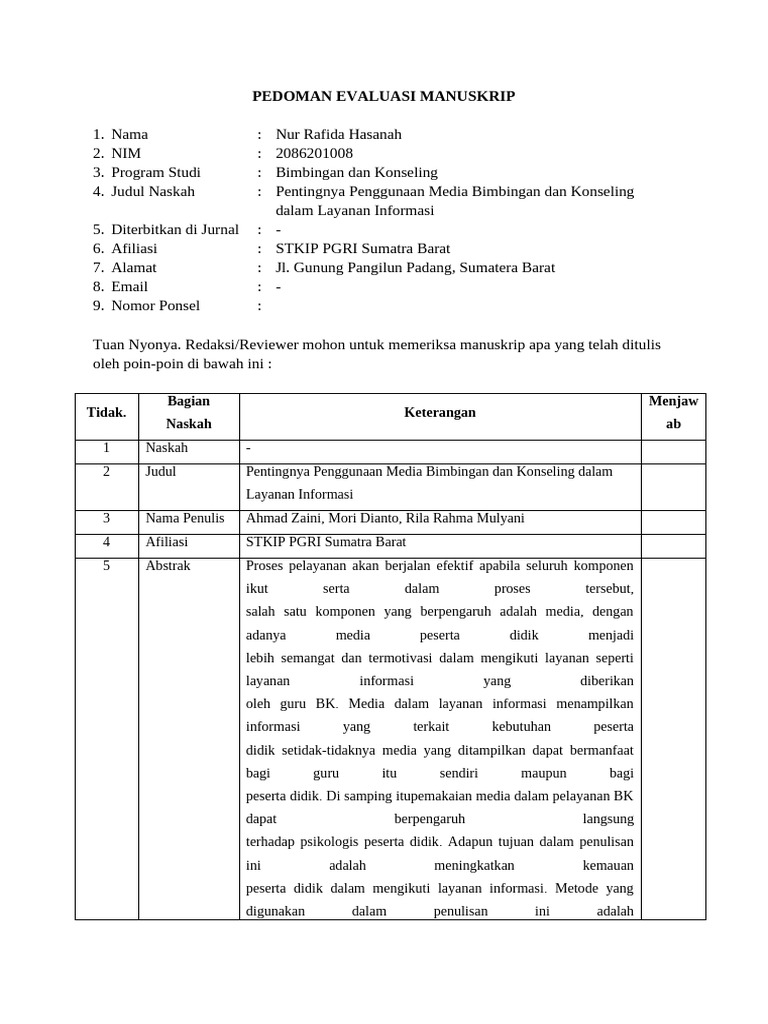 Nur Rafida Hasanah Review Jurnal Pdf