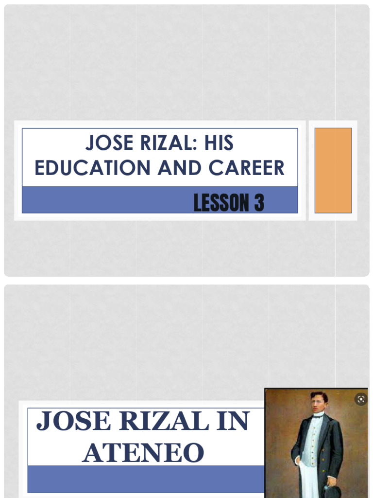 Topic 3-Jose-Rizal-His-Education-and-Career | PDF